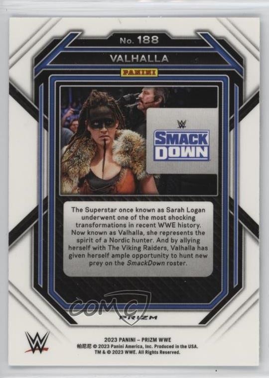 2023 Panini Prizm WWE Silver Prizm Sarah Logan Valhalla #188 | eBay