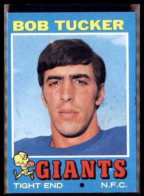 1971 Topps Football Bob Tucker New York Giants RC #79 | eBay