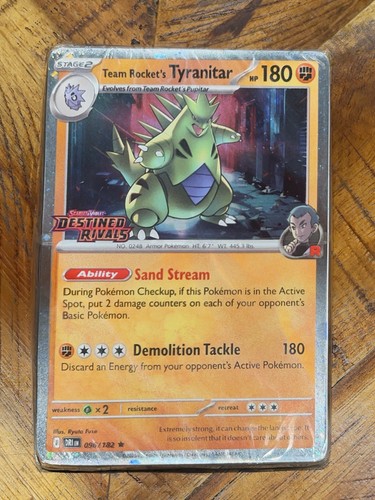 Pokemon TCG Team Rocket’s Tyranitar Destined Rivals Build And Battle ...