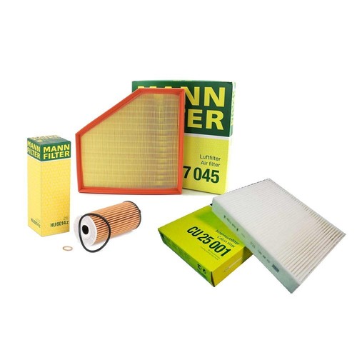 Mann Oil Air Paper Cabin Filter Service Kit For BMW F22 F23 F30 F32 F33 ...