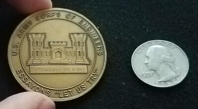 RARE 50th Engineer Battalion TOPO US Army Essayons Command CSM US ...