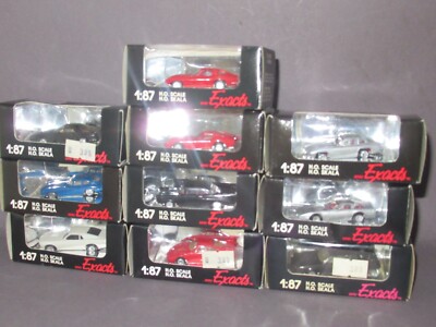 Konvolut 10 Monogram PKW Porsche Mercedes Ferrari Corvette Jaguar ...