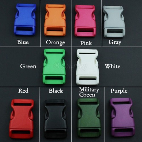 Plastic Side Release Buckles-Color Contoured Strap Buckle Crafting ...