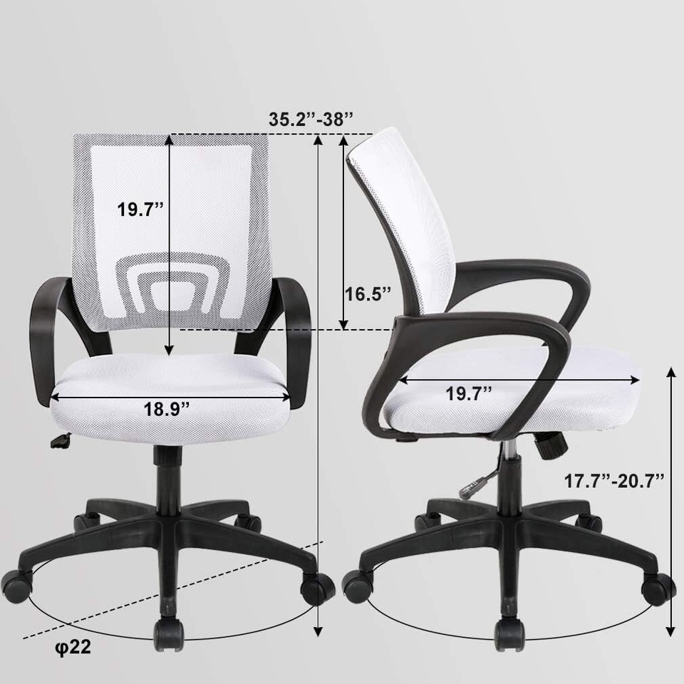 Office Computer Chair Ergonomic Cheap Desk Chair Adjustable Comfortable ...