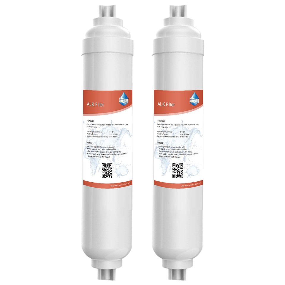 10 Pack 4-Layer Alkaline Drinking Water Filter pH+ Inline Mineral ...