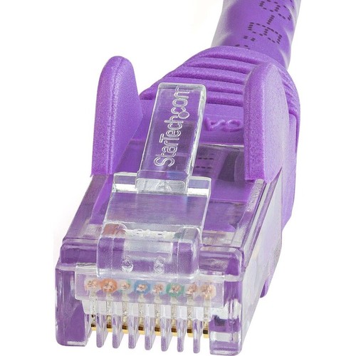 StarTech.com 4ft Purple Cat6 Patch Cable with Snagless RJ45 Connectors ...