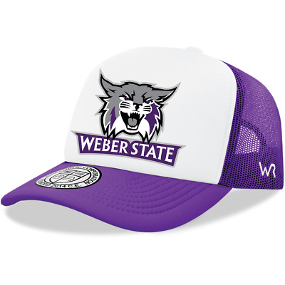 Weber State University Wildcats WSU Trucker Mesh Snapback Jumbo Cap | eBay