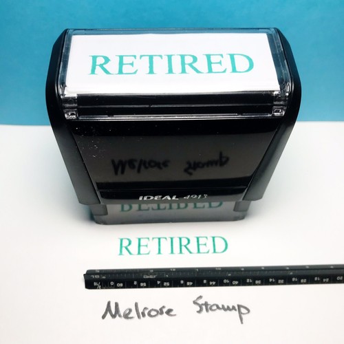 Retired Rubber Stamp Green Ink Self Inking Ideal 4913 | eBay