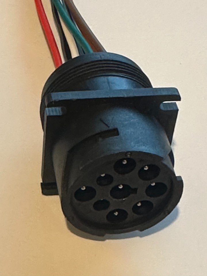 Heavy Duty Truck 9 Pin Deutsch J1939 Diagnostic Connector Pigtail HD10 ...