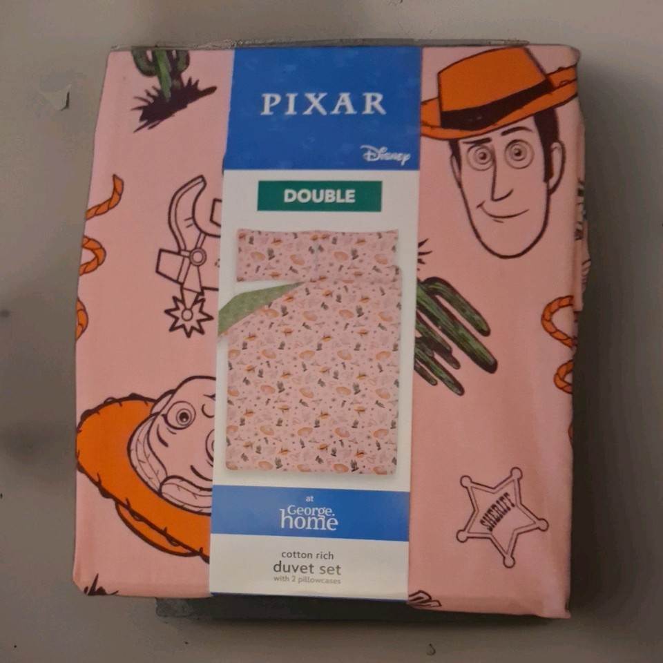 George Asda Toy Story Double Duvet Set with 2 Pillowcases Brand New In ...