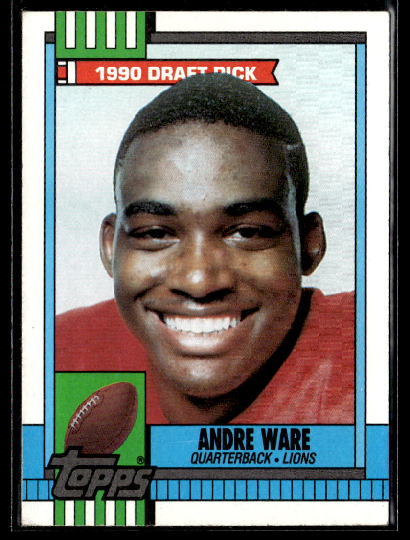 1990 Topps #349 Andre Ware See Scan | eBay