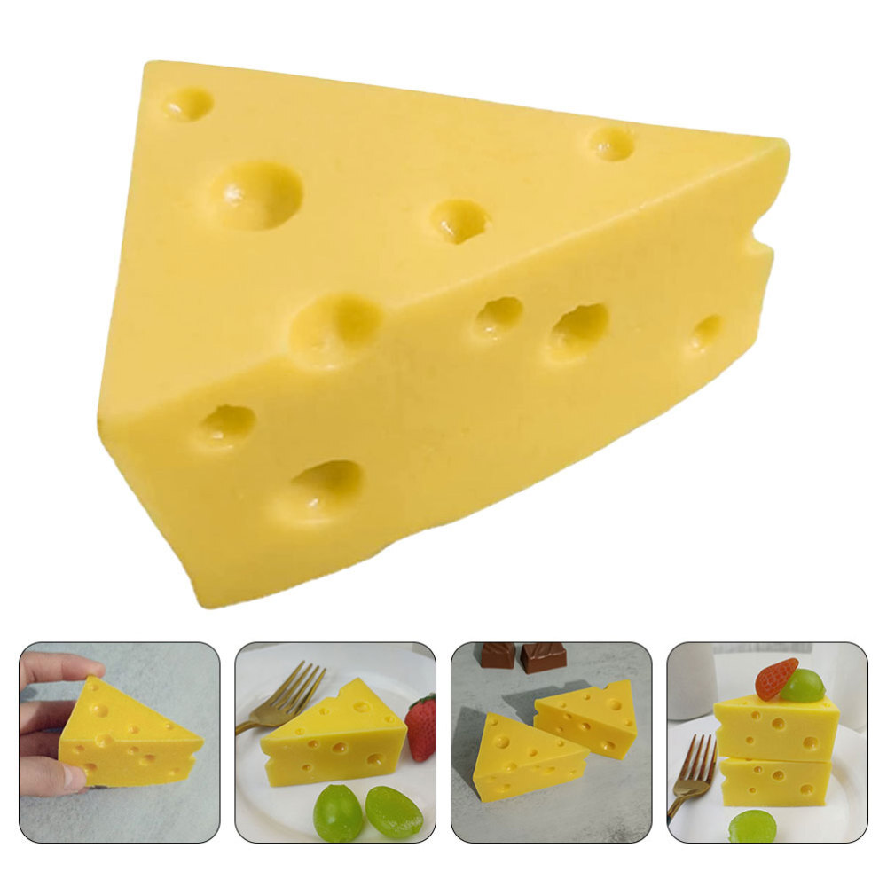 Simulation Cheese Fake Dessert Decoration Cheese Cake Decor Cheese ...