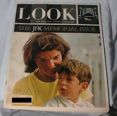 JFK Look Magazine MCM Kennedy Memorial Vtg Issue Nov 17 1964 Vol 28 ...