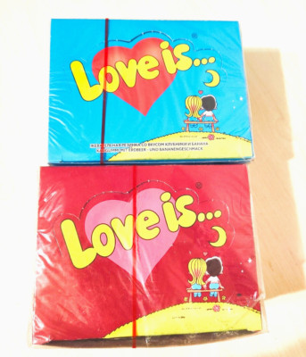 Set 2 Packs Chewing Gum "Love is..." New Sealed. | eBay
