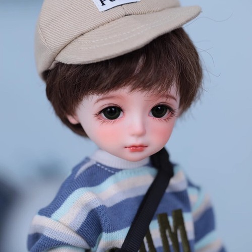 Cute Boy 1/6 BJD Doll SD Resin Joint Bare Doll w/Eyes Face Makeup ...