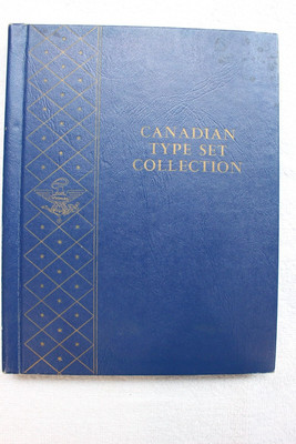 CANADIAN TYPE SET COLLECTION COMPLETE 56 COIN SET IN WHITMAN ALBUM ...