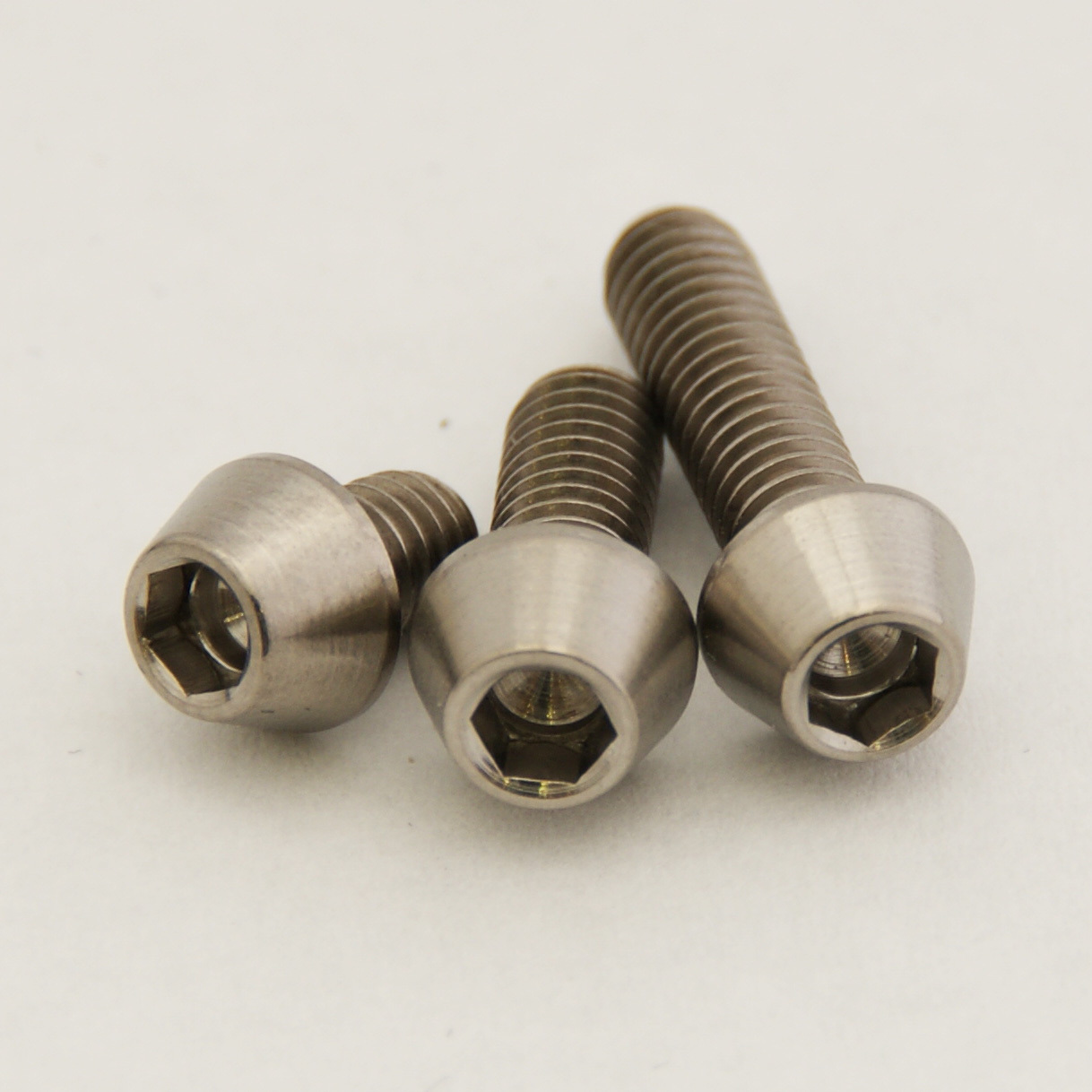 M4 Titanium Taper Cone socket Head bolt screw bolts 5 10 15 mm CNC ...