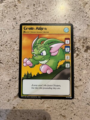Neopets TCG Green Acara 2003 S4/S6 | eBay
