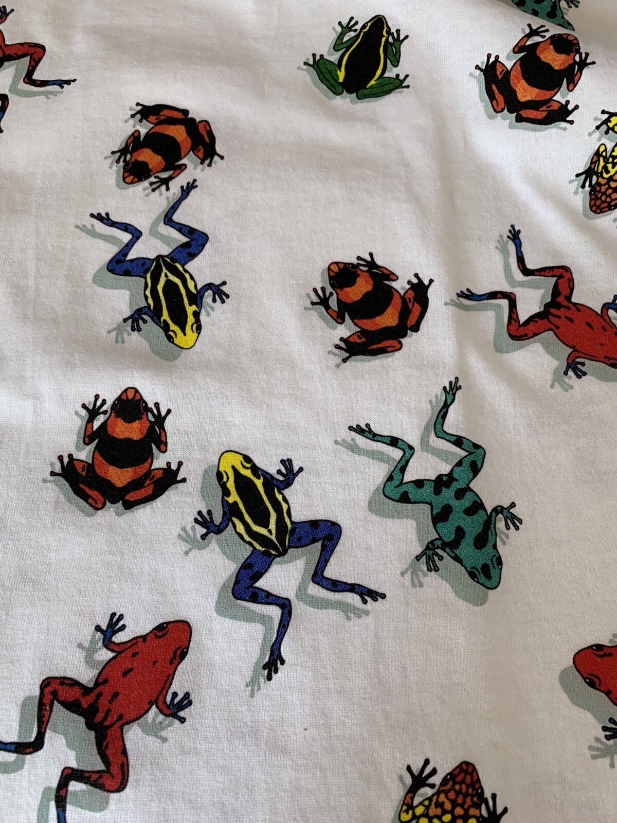 Vintage 1990s Frog Theme All Over Harborsides Graphic… - Gem