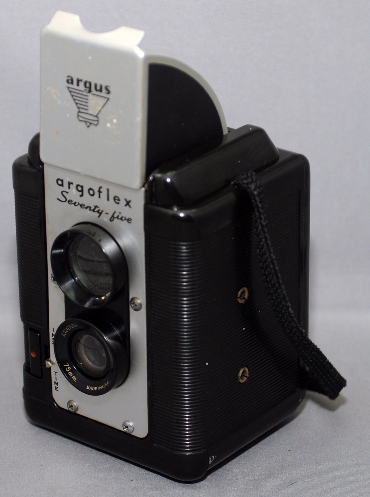 ARGUS Argoflex Seventy-five 75 BOX Vintage Film Camera LUMAR 75mm lens ...