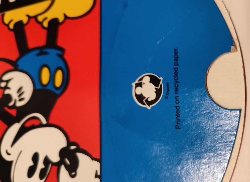 Vintage Unused Disney Store Mickey Mouse Pillow Folding Gift Box ...