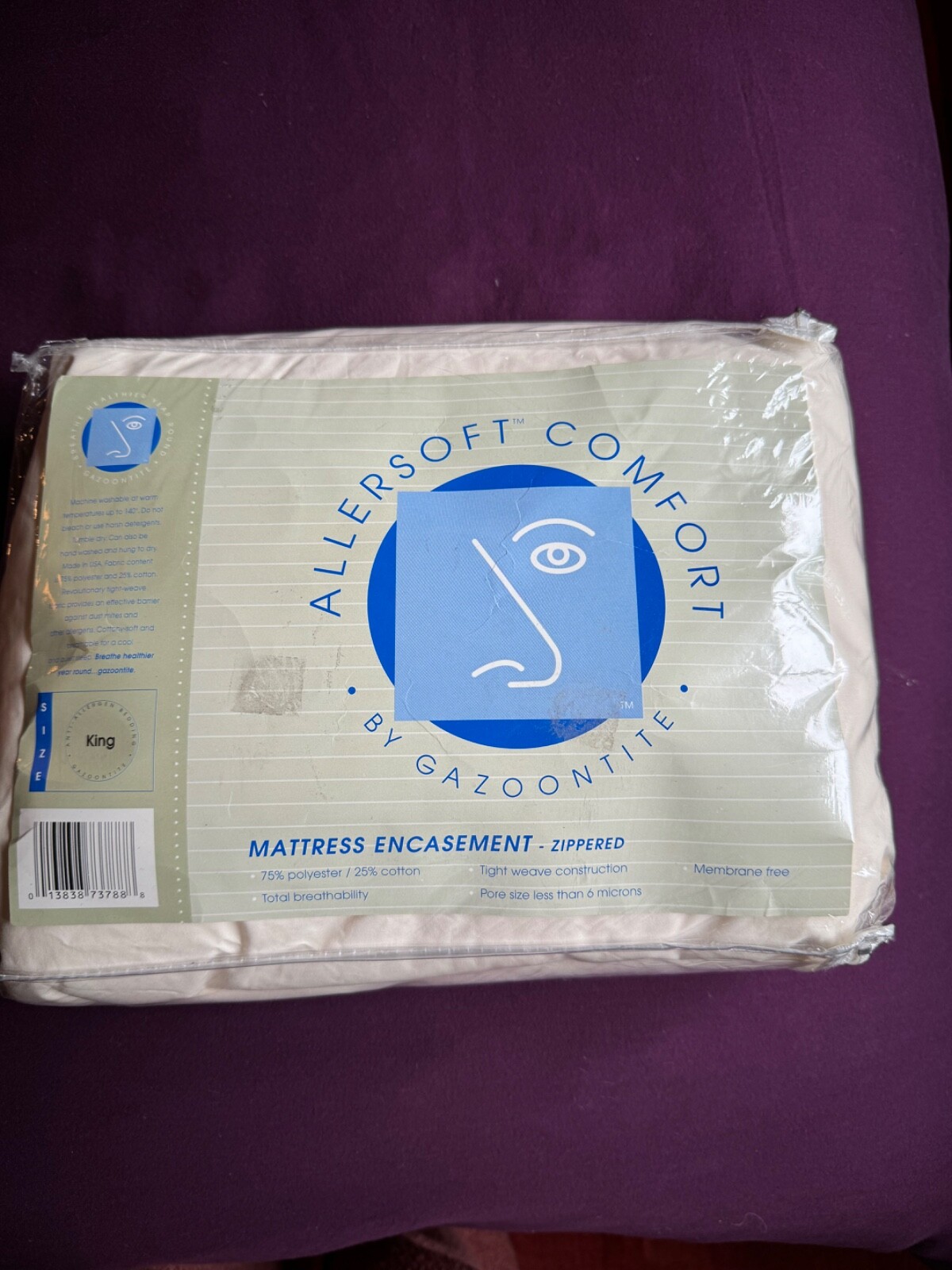 Allersoft Gazoontite mattress encasement king size for sale online | eBay