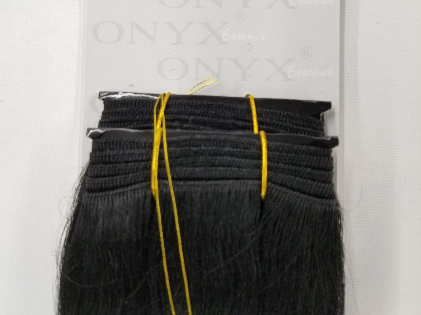 ONYX Black Diamond 100% Human Hair Natural Essence Yaki Weave Extension ...