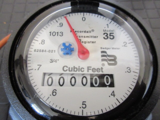 BADGER METER 3/4" MODEL 35 62584-021 WATER METER - NEW RECORDALL ...