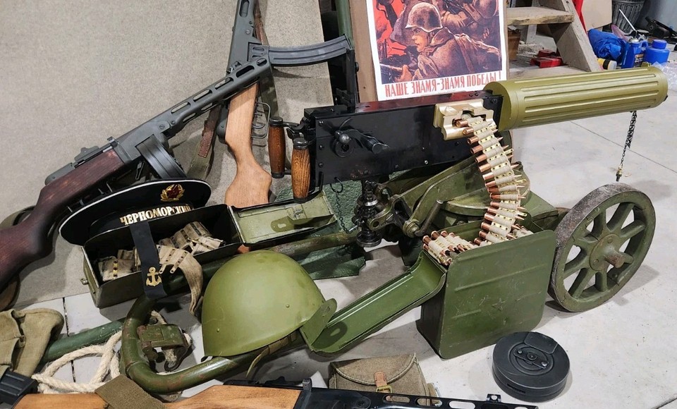 WW2 Maxim Cart M1910 Airsoft | eBay