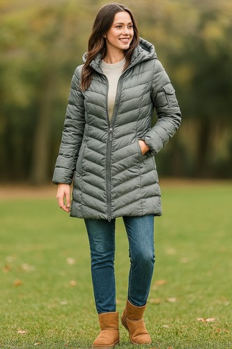 Ladies Eddie Bauer Down Sun Valley Parka jacket coat Size Small Puffer | eBay