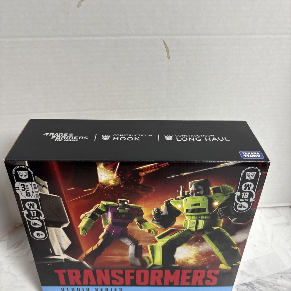Transformers Studio Series 86 Constructicon Hook & Long Haul 2-Pack ...