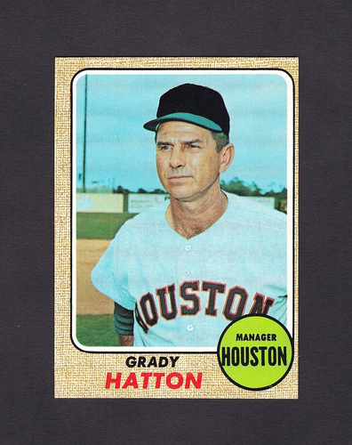 1968 Topps #392 Grady Hatton [Mgr] [EX/MT] | eBay