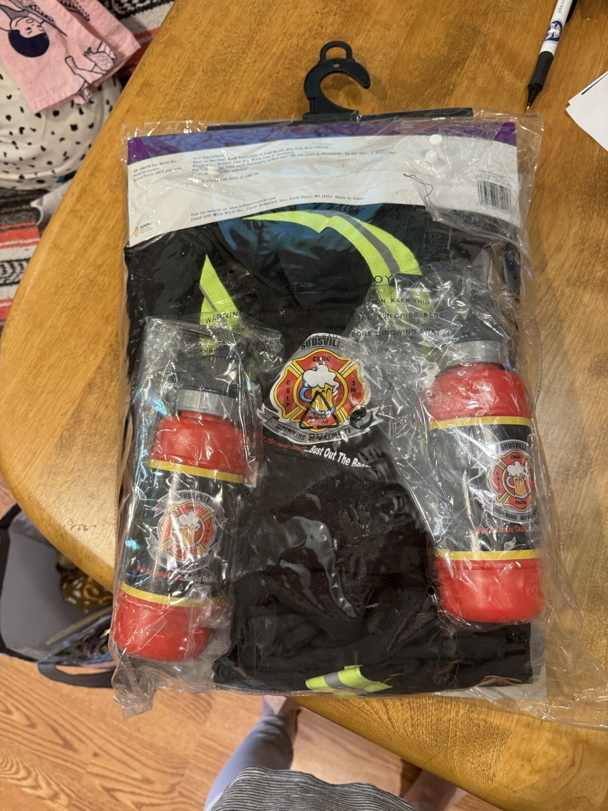 Sudsville Drinking Dept Plus Size Costume Frat Party Fill'er Up OSFM ...