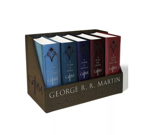 A Game of Thrones Leather-Cloth Bound Boxed Box Set Song Of Ice And ...