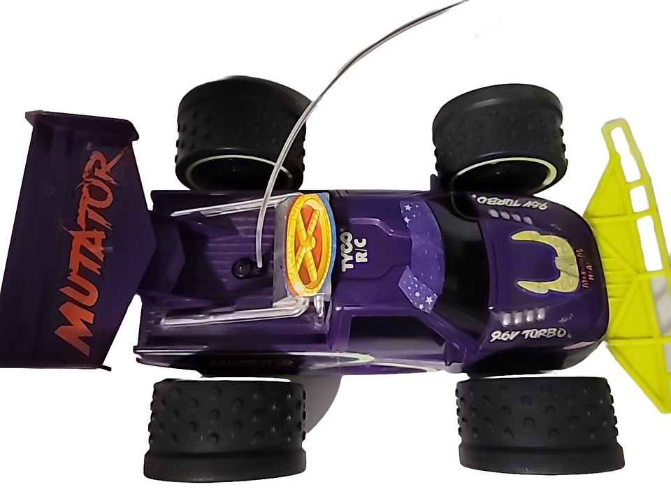 Vtg 1996 Tyco Mutator 4WD 9.6V Turbo 49MHz RC Car Dragster Off-Road No ...