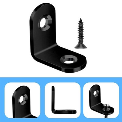 40pcs Stainless Steel L Brackets Small Right Angle Corner Brace with ...