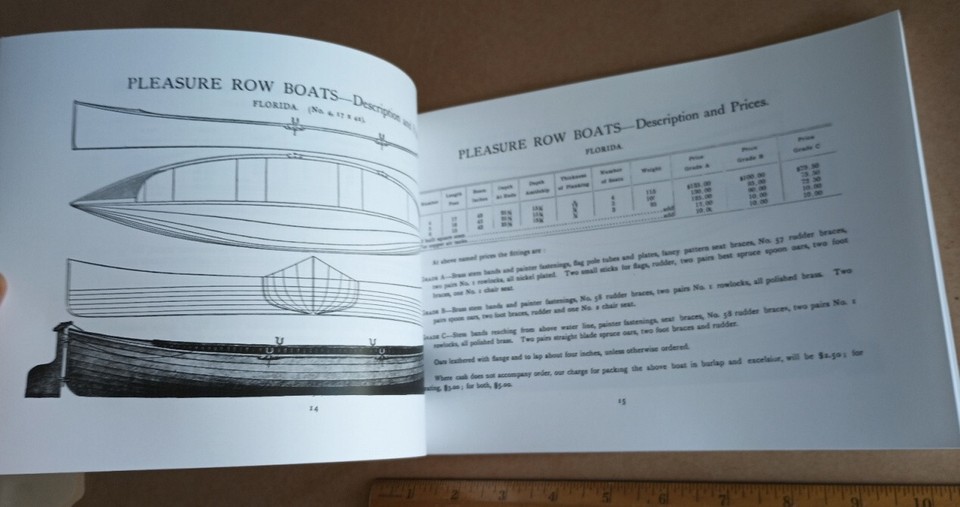 J H Rushton (1907) Row Boats Canoes CATALOG Cedar Canvas Wood Sailboats ...