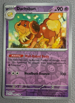Dachsbun Reverse Holo NM SV1 099/198 Scarlet & Violet Pokemon Card | eBay