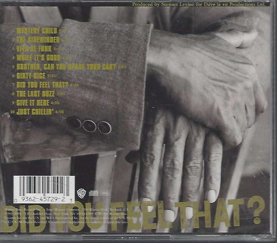 Did You Feel That? by Joe Sample (CD, Aug-1994, Warner Bros ...