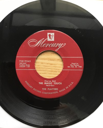 The Platters - The Magic Touch - Mercury #70819 - First Press (1956, 45 ...
