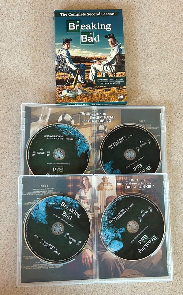 BREAKING BAD DVD (2010 Sony) -- Complete Season 1 + 2 | eBay