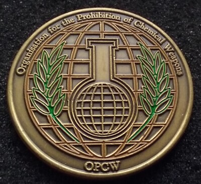 NEVER AUCTIONED The Hague OPCW Chemical Weapons WMD NBC CBRN OCS ...
