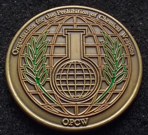 NEVER AUCTIONED The Hague OPCW Chemical Weapons WMD NBC CBRN OCS ...