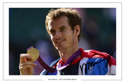 ANDY MURRAY SIGNED PHOTO PRINT AUTOGRAPH TEAM GB OLYMPICS TENNIS | eBay