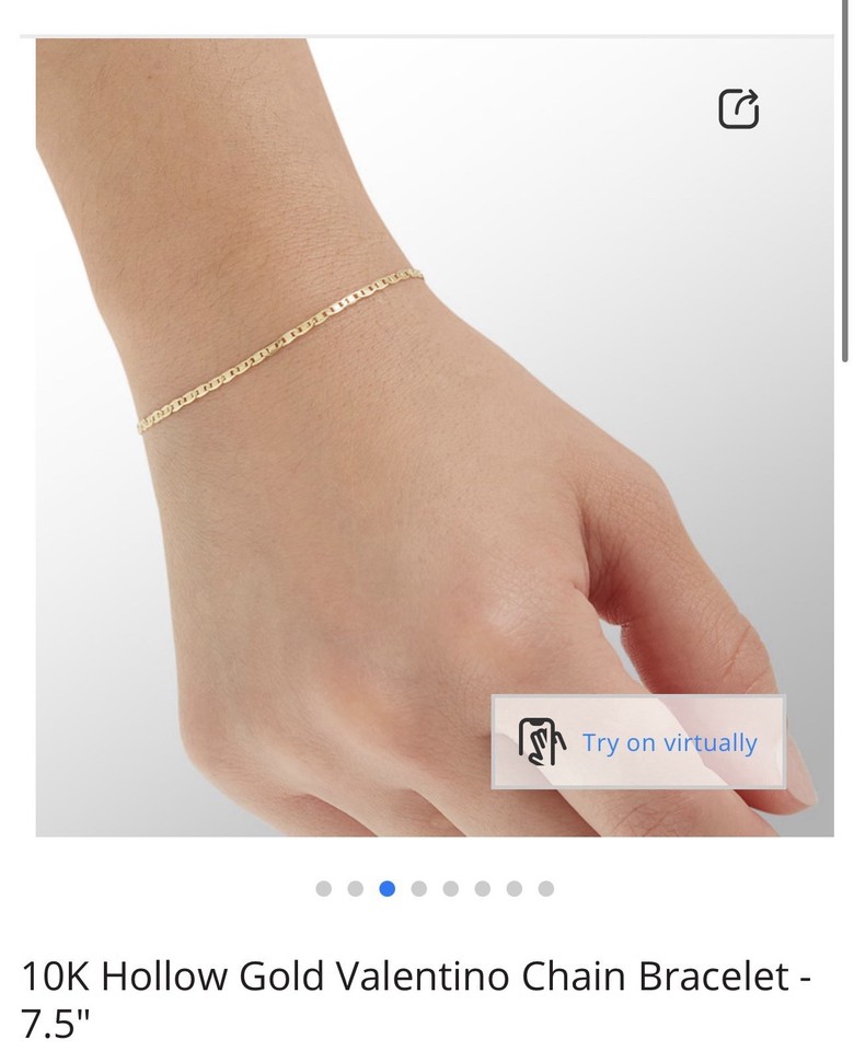 10k gold bracelet 7 inch | eBay