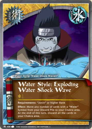 Water Style: Exploding Water Shock Wave - J-408 - Uncommon - 1st ...