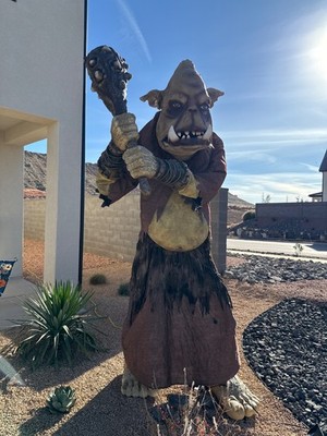 HOME DEPOT 8 Ft Giant-Sized Animated Tumble the Troll Halloween ...
