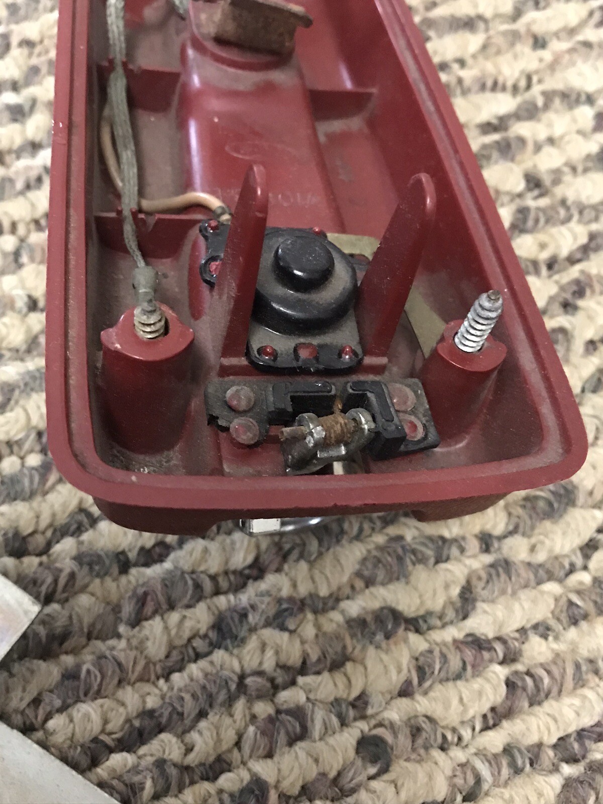 87-93 Mustang Red Map Light Flip Down Dome Lamp Ceiling OEM Foxbody | eBay