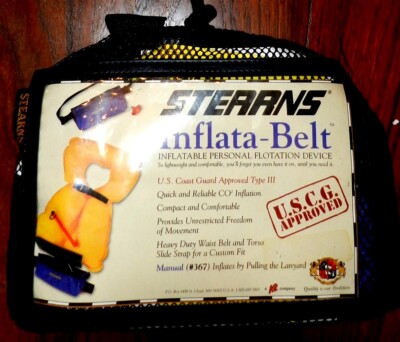 Life Jacket Inflata-Belt Personal Flotation Stearns 367 New | eBay