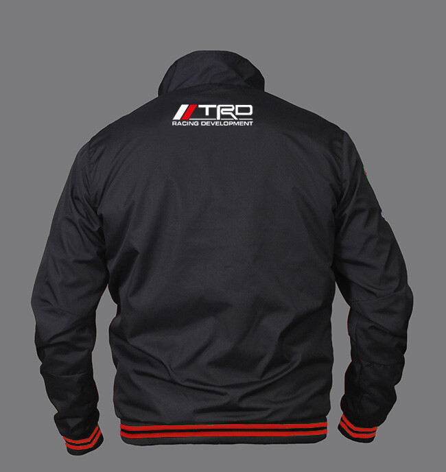 Mens Toyota TRD Racing Bomber Jacket Motor Sport Apparel Embroidered | eBay